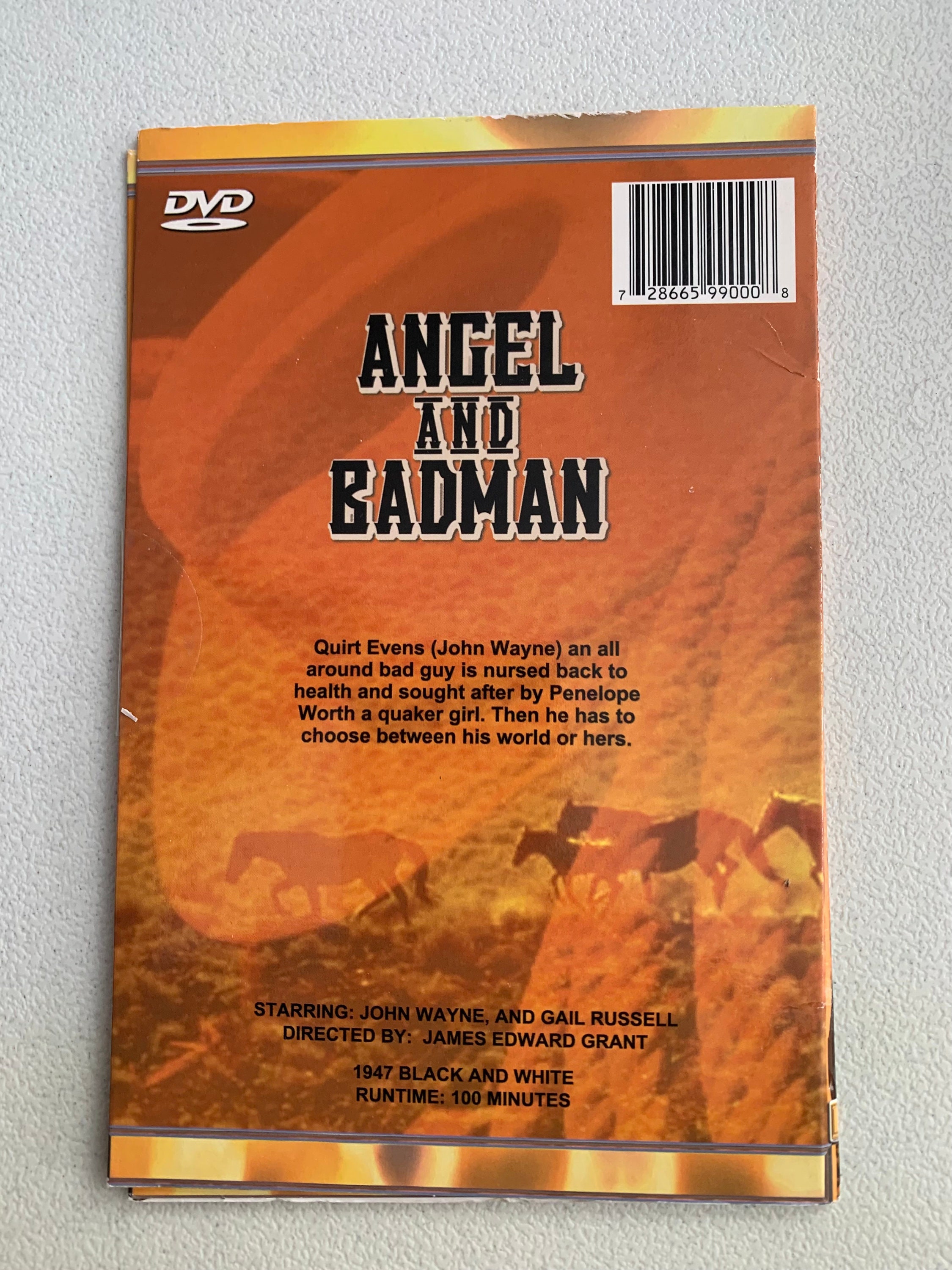 Angel and the Badman DVD John Wayne Very Good Used Condition - Etsy