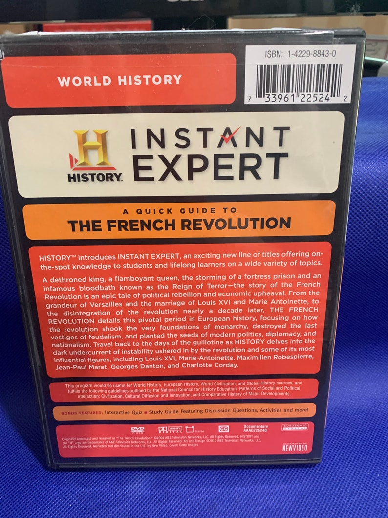 The French Revolution DVD History Channel Very Good Condition - Etsy