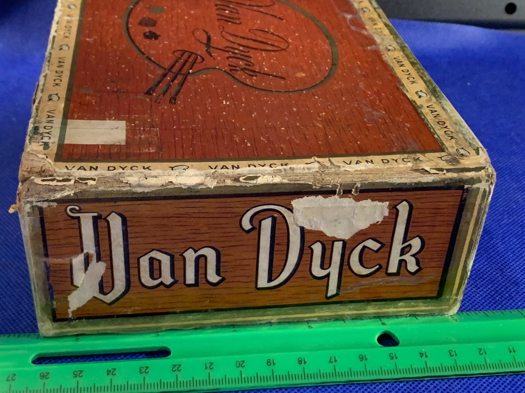 Two Old Cigar Boxes - Taped on Damage - King Edward & Van Dyck Cigars ...