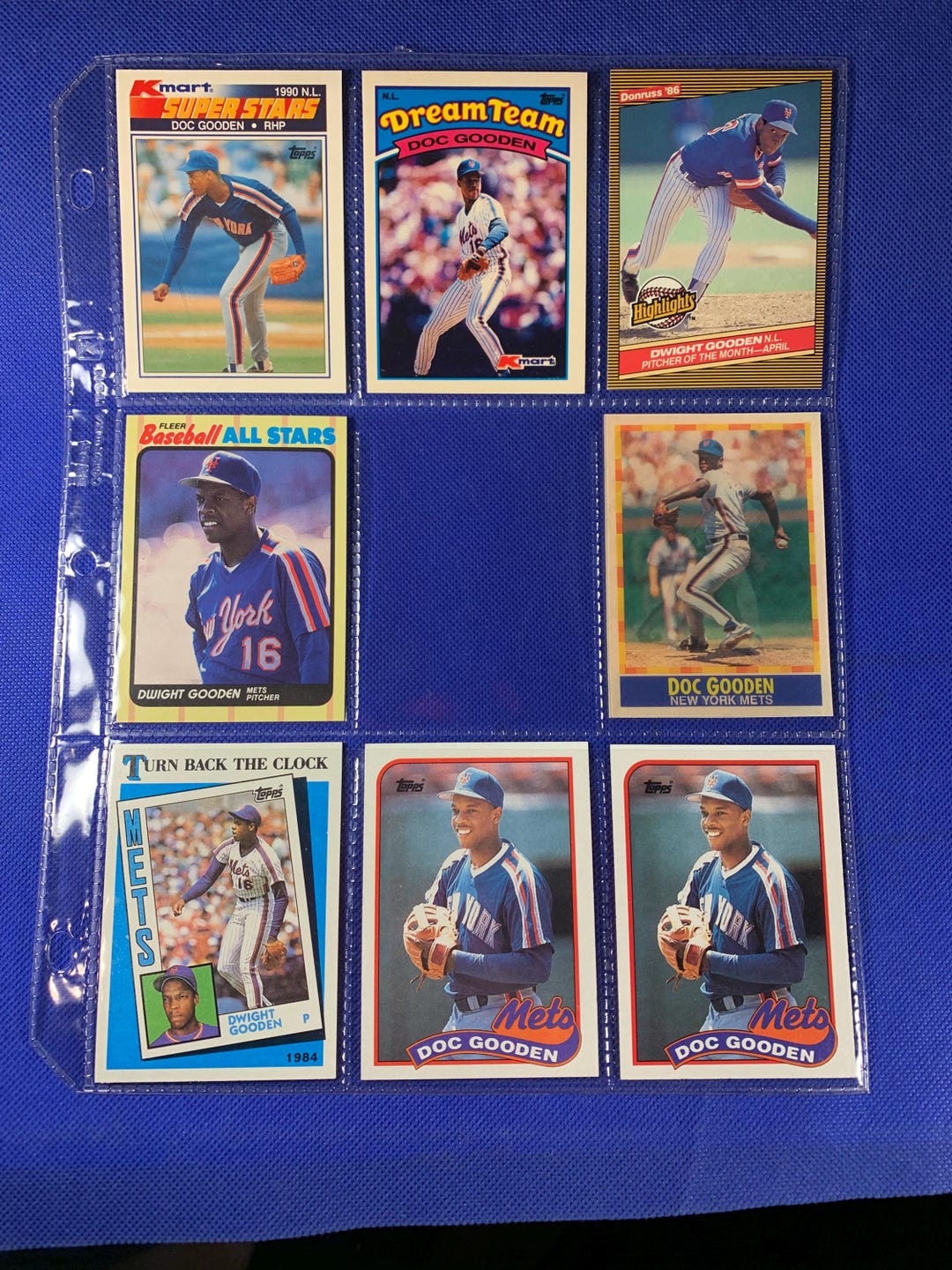 8 Doc Gooden Baseball Cards - All for One Price!! Excellent Condition ...
