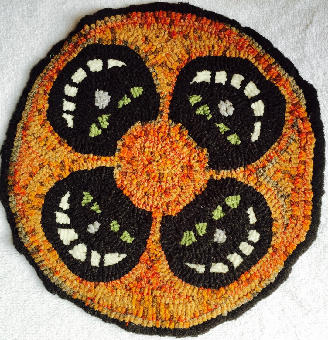 Halloween Rug Hooking Pattern Punch Needle Pattern - Etsy