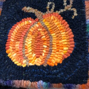 DIY Rug Hooking Kit - Pumpkin for Fall - Great for Beginners ...