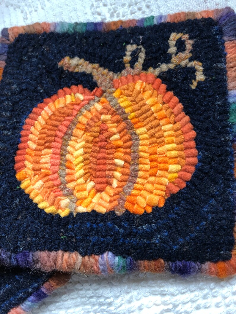 DIY Rug Hooking Kit - Pumpkin for Fall - Great for Beginners ...