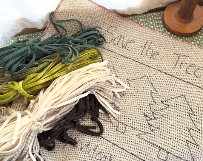 Rug Hooking KIT, Beginner Friendly, Save the Trees - Etsy