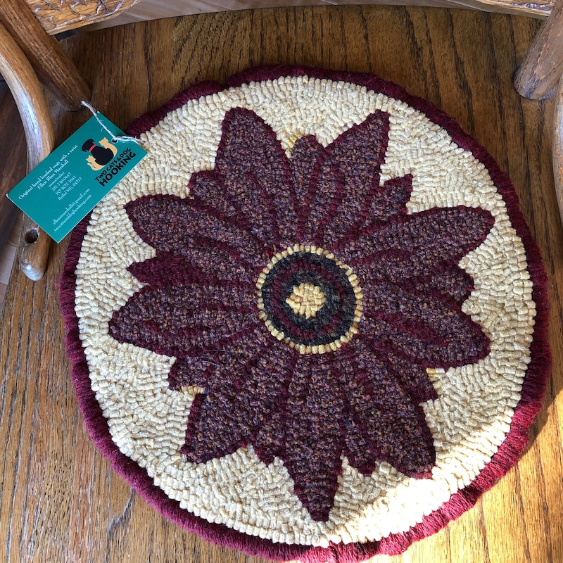 Hooked Chair Pads - Etsy