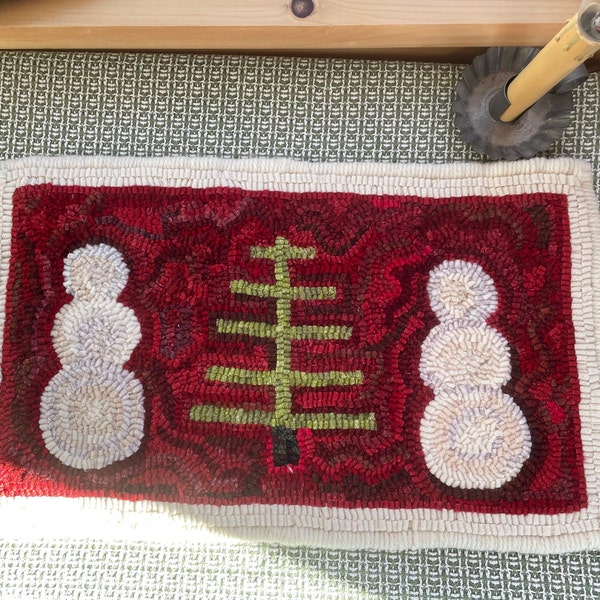 Hooked Wool Rug - Etsy