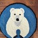 Hooked Rug Pattern bear Chair Pad - Etsy