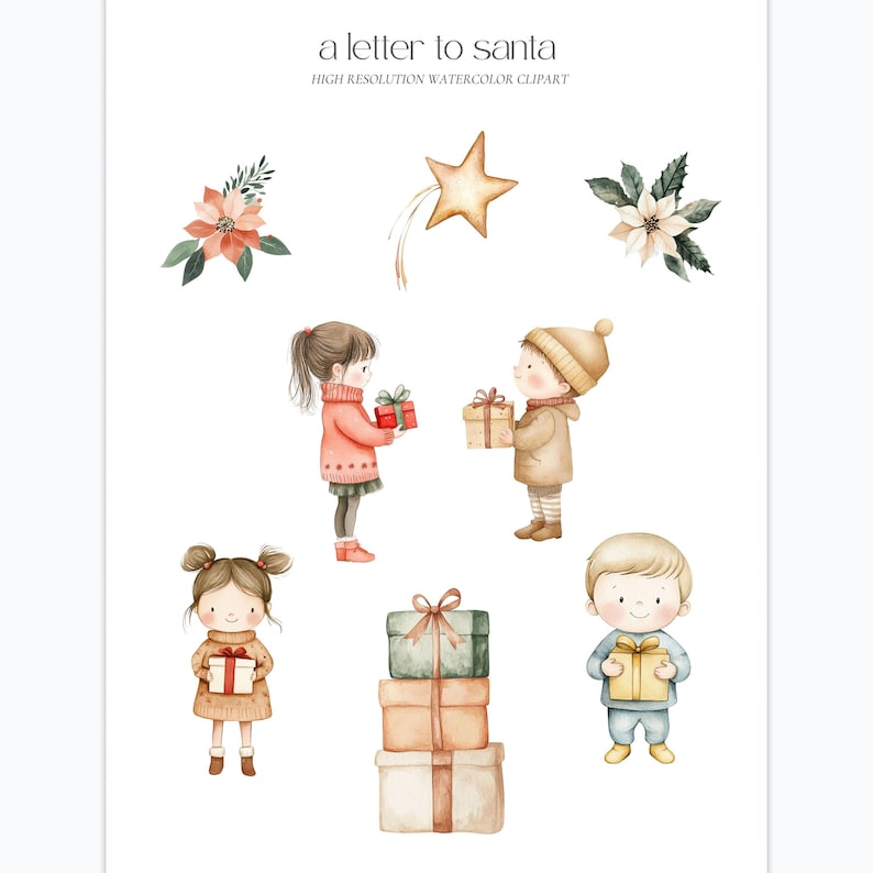 Whimsical Santa's Workshop Clipart Cute Christmas Vintage Toys North ...