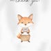 Woodland Picnic Clipart: Watercolor Forest Animals (digital Download ...