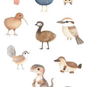 Watercolor Australian Animals Clipart: Aussie Wildlife PNG (digital ...
