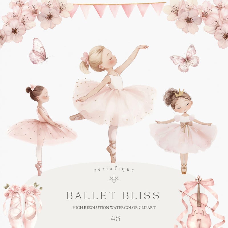 Pink Ballerina Hair Clips - Etsy