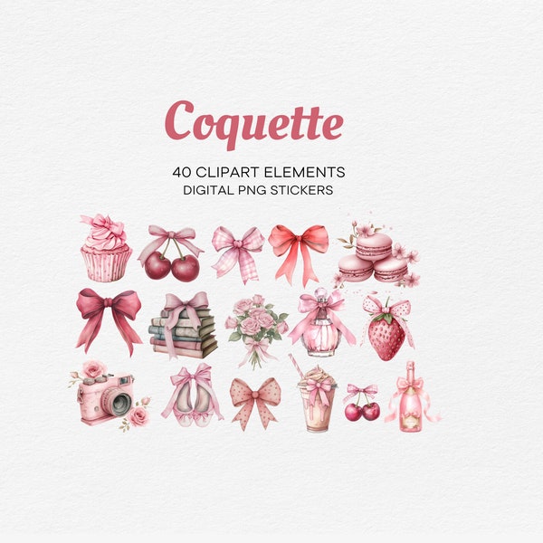 Coquette sticker - Etsy México