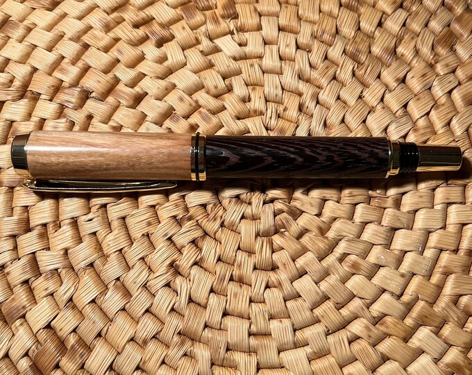 Sp7 Hand Turned Gentlemen's II Ball Point Pen With Screw Cap & Wenge ...