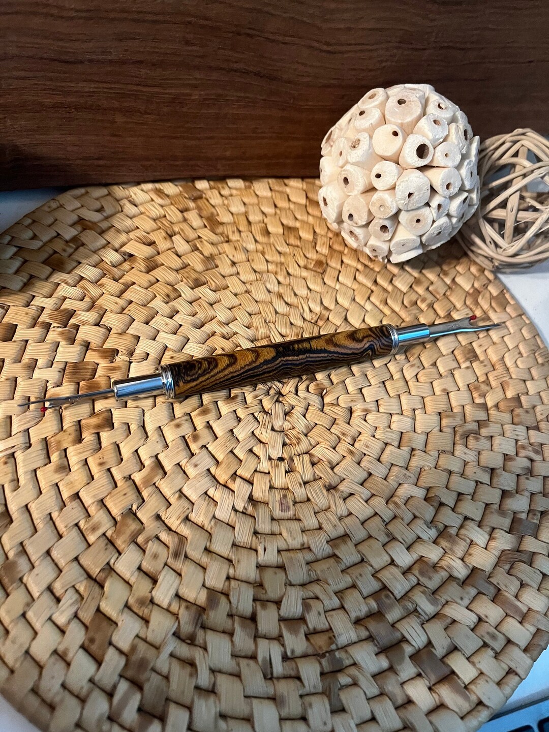 T1 Hand Turned 2-in-1 Seam Ripper Lg/sm End Made From Bocote - Etsy