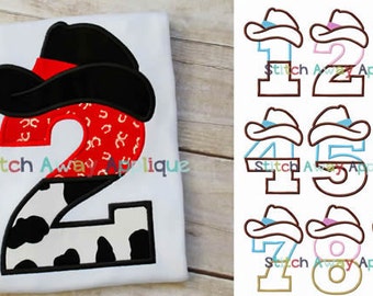 Cowboy Applique - Etsy