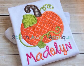 Pumpkin Applique | Etsy