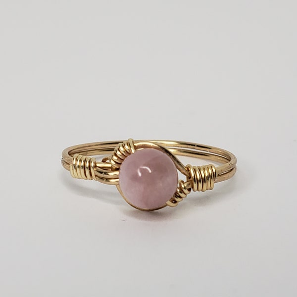 Pink Beryl Ring - Etsy
