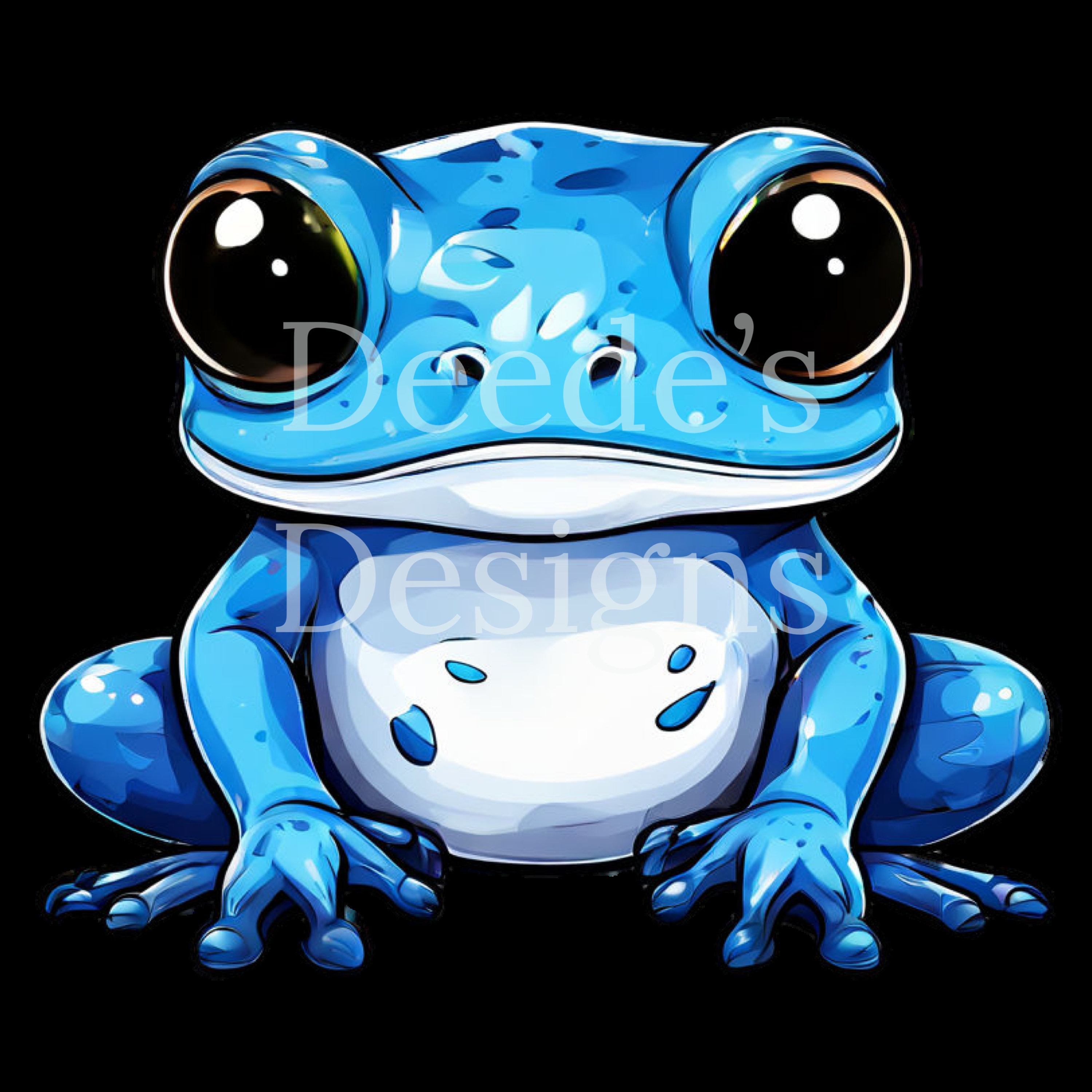 Chibi Frog Clip Art - Etsy