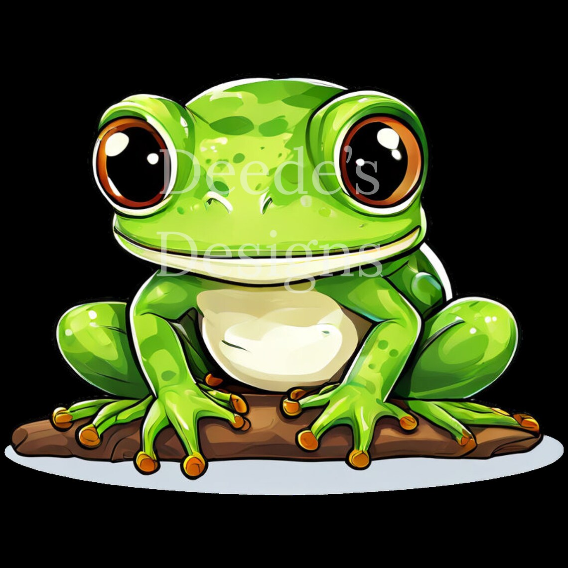 Chibi Frog Clip Art - Etsy