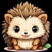 Chibi Hedgehog Clip Art - Etsy