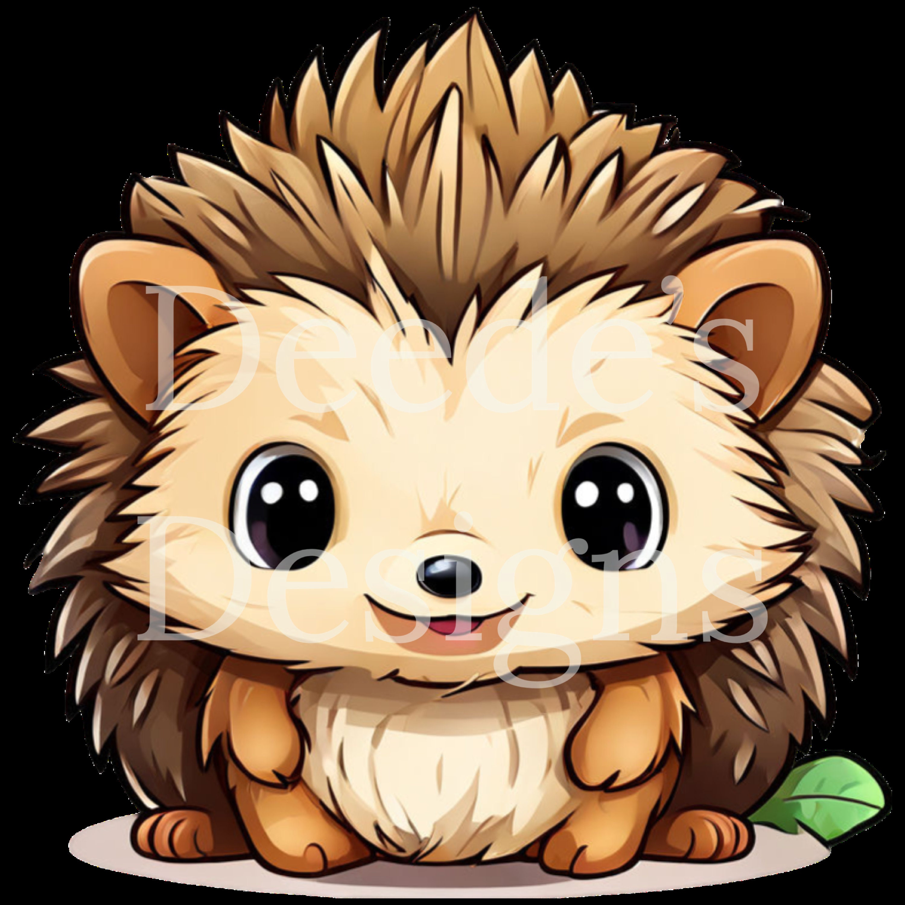 Chibi Hedgehog Clip Art - Etsy