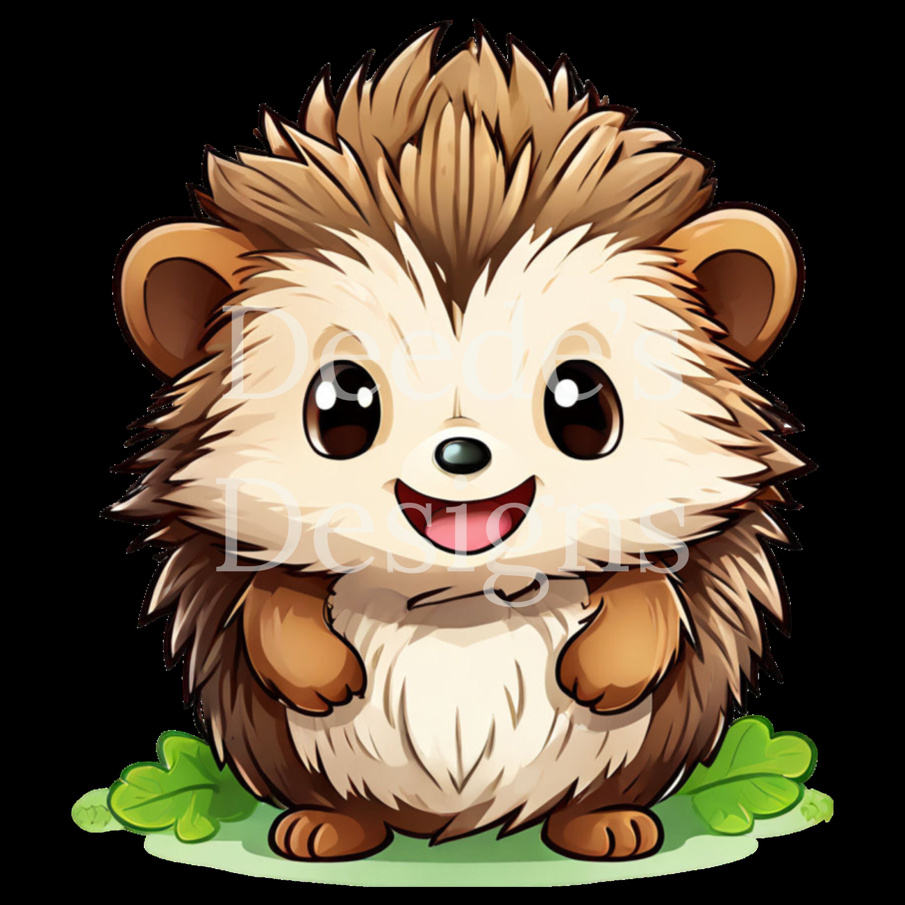 Chibi Hedgehog Clip Art - Etsy