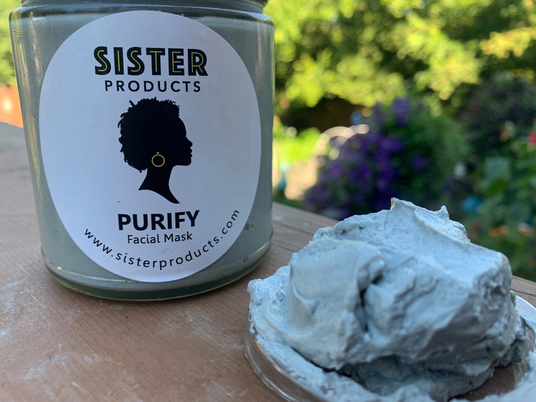 Handcrafted PURIFY Clay Face Mask | Hydrating, Skin Toning (6 Oz) - Etsy