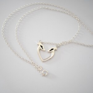 Stunning Sterling Silver Whippet Heart Pendent - Etsy