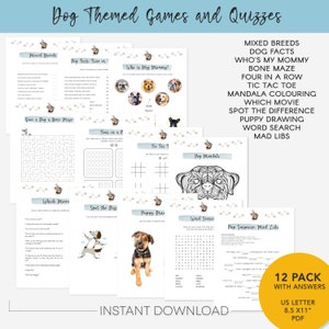 Dog Birthday Party Games, Road Trip Activities, Dog Coloring Pages ...