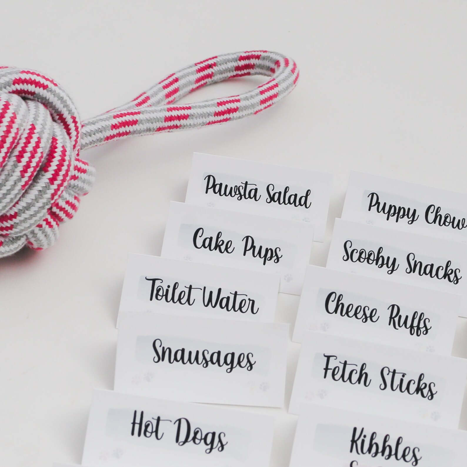 Printable Food Labels, Food Tent Cards, diy Place Cards, Party Decor ...