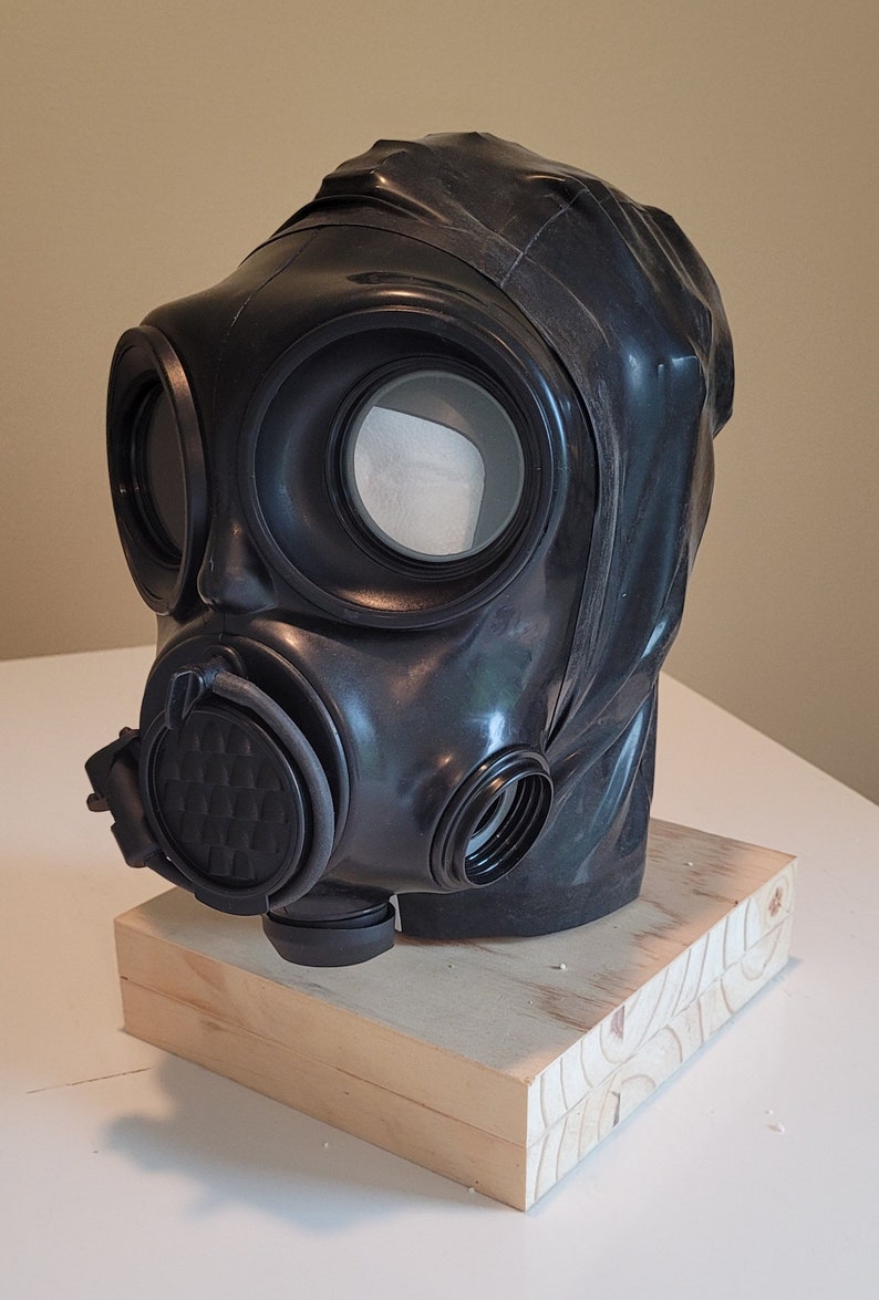 Gas Mask With Custom Attached Latex Hood - Etsy