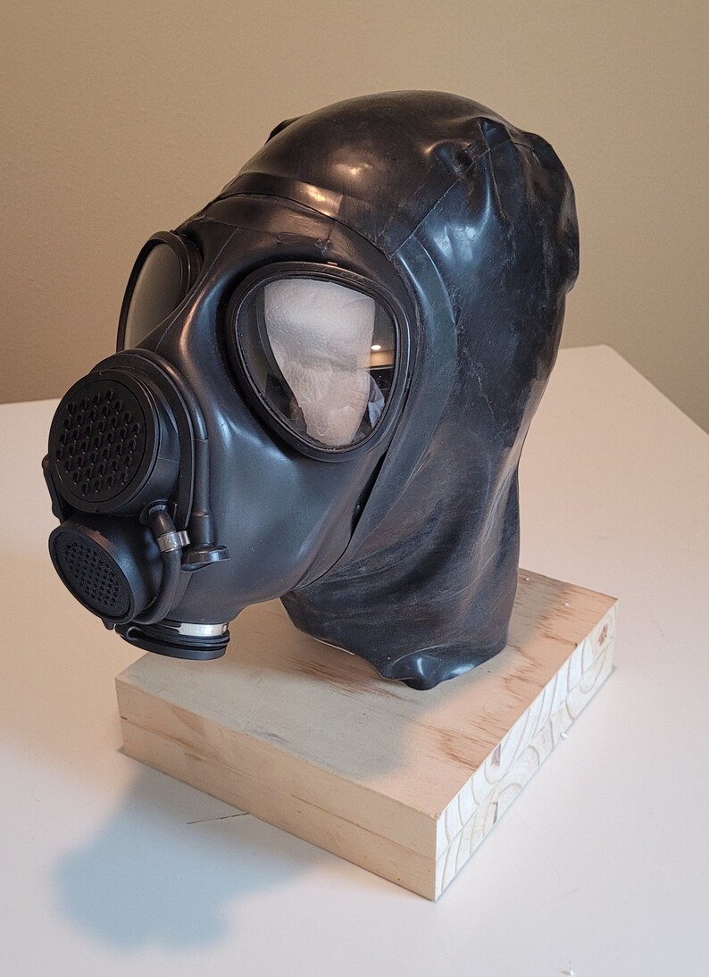 Gas Mask With Custom Attached Latex Hood - Etsy