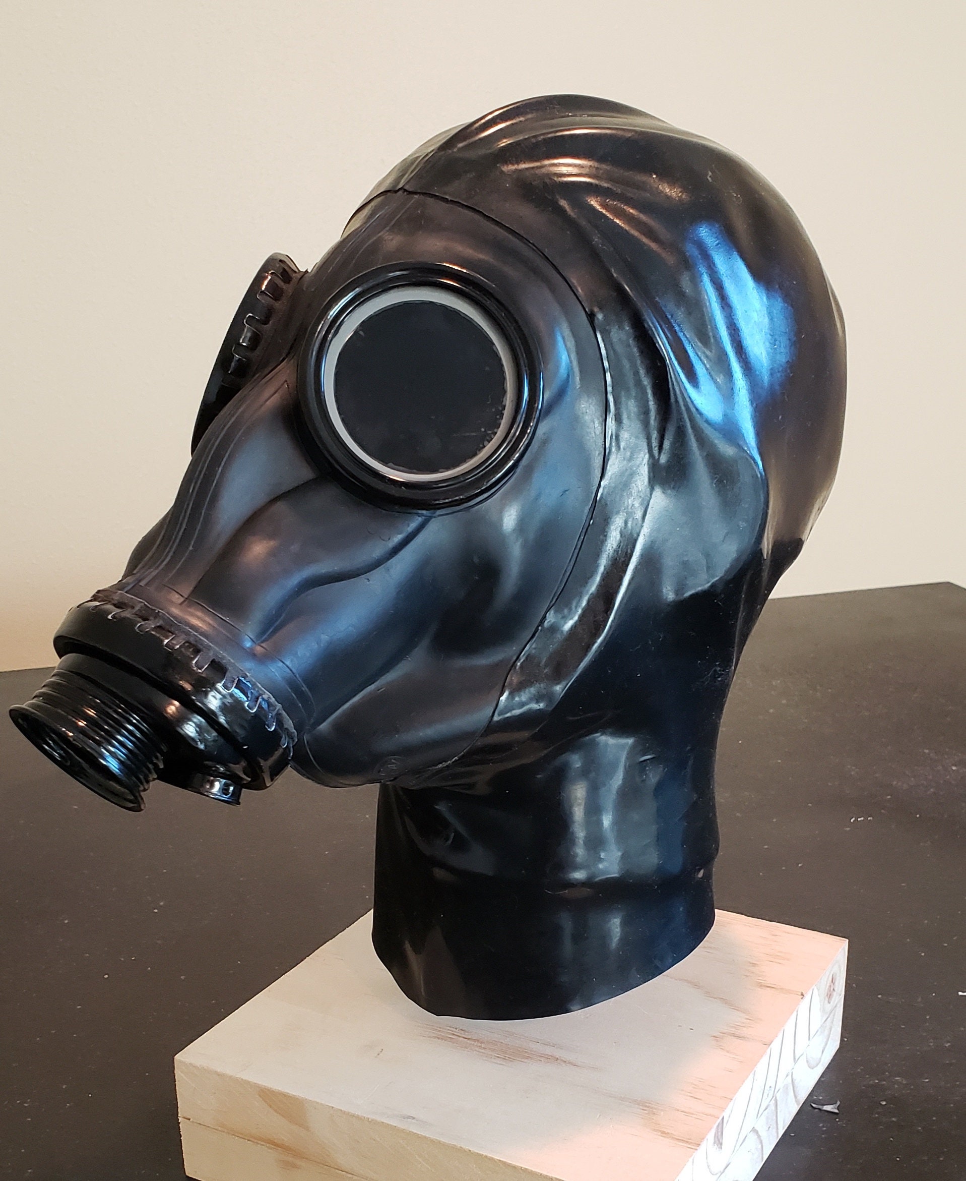 Gas Mask With Custom Attached Latex Hood | Etsy Australia