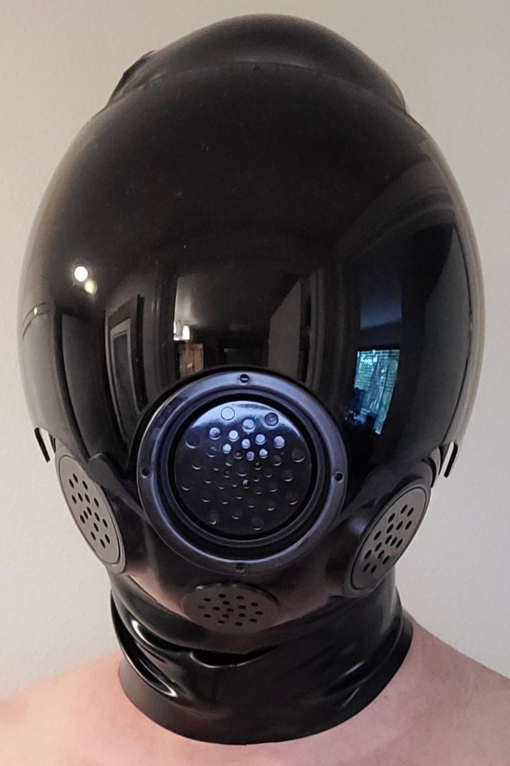 MSA Millenium Gas Mask With Custom Attached Latex Hood - Etsy
