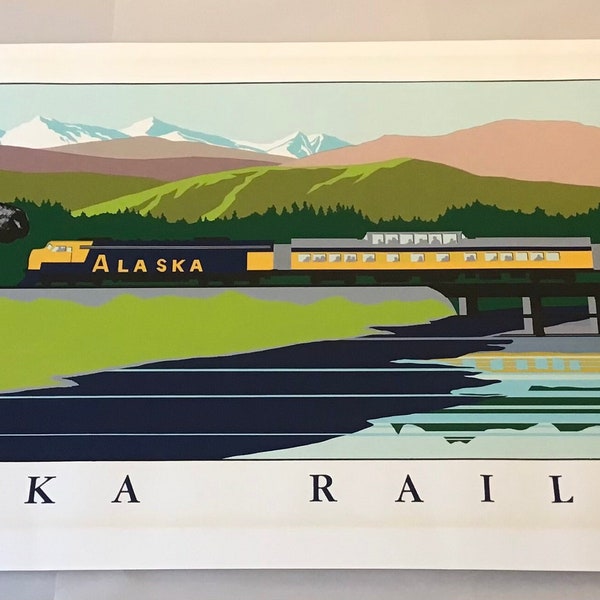 Railroad Poster - Etsy