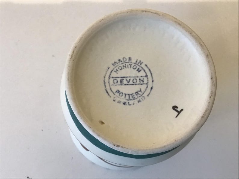 Vintage Honiton Devon Pottery England Art Deco Vase - Etsy