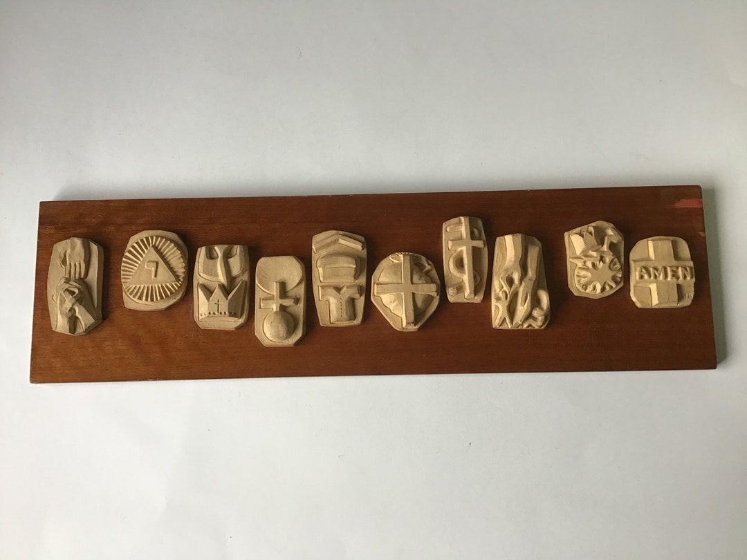 MCM Vintage the Lords Prayer Panel Daystar Designs Venice California ...