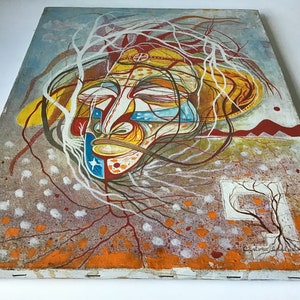 Original Painting by Carlos Sandoval Navajo Artist Acrylic on Canvas ...