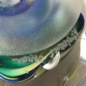 Vintage Andrews Karg Art Glass Studio Paperweight - Etsy