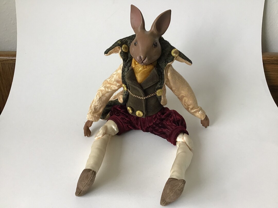 Mark Roberts Easter Bunny Rabbit Posable Art Doll 16” Tall - Etsy