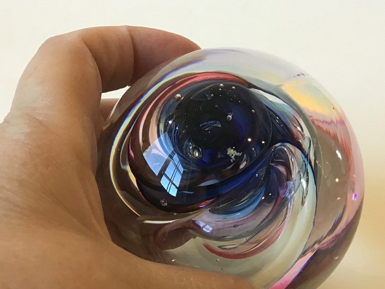 Marian Pyrcak MP Blown Art Glass Paperweight - Etsy
