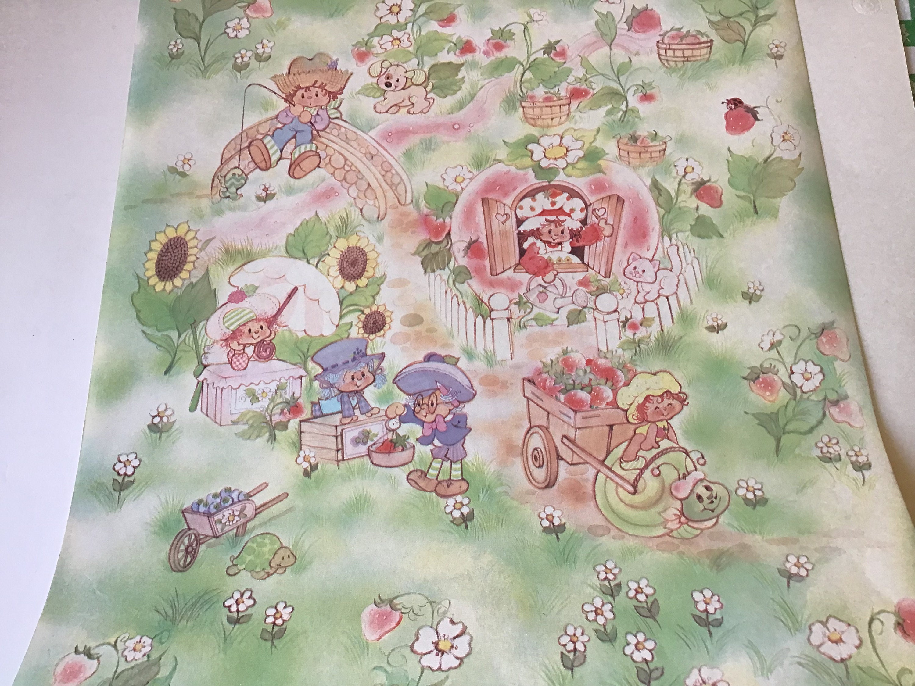 Vintage Strawberry Shortcake Wallpaper