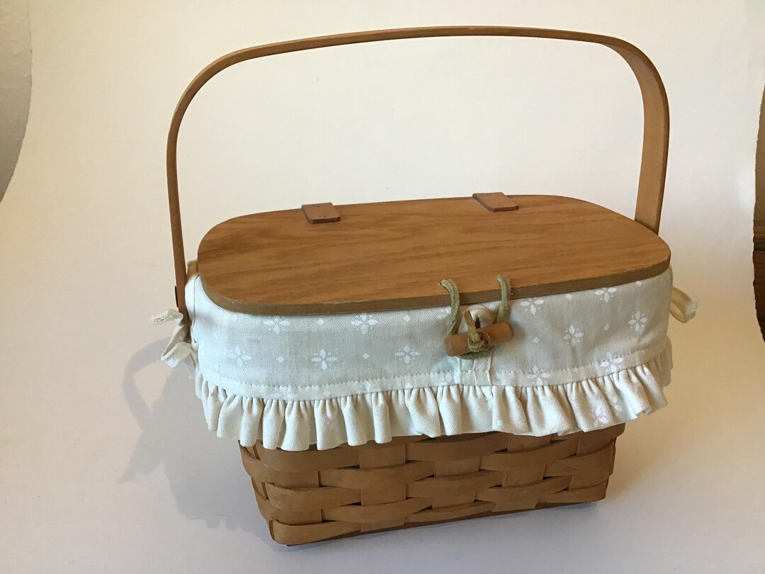 Vintage Longaberger 1995 Basket Handbag Purse With Removable Liner - Etsy