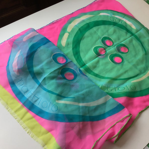 Neon Scarf - Etsy