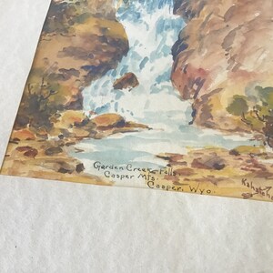 Vintage Native American Artist Kahatcha 1940’s Original Painting Casper ...