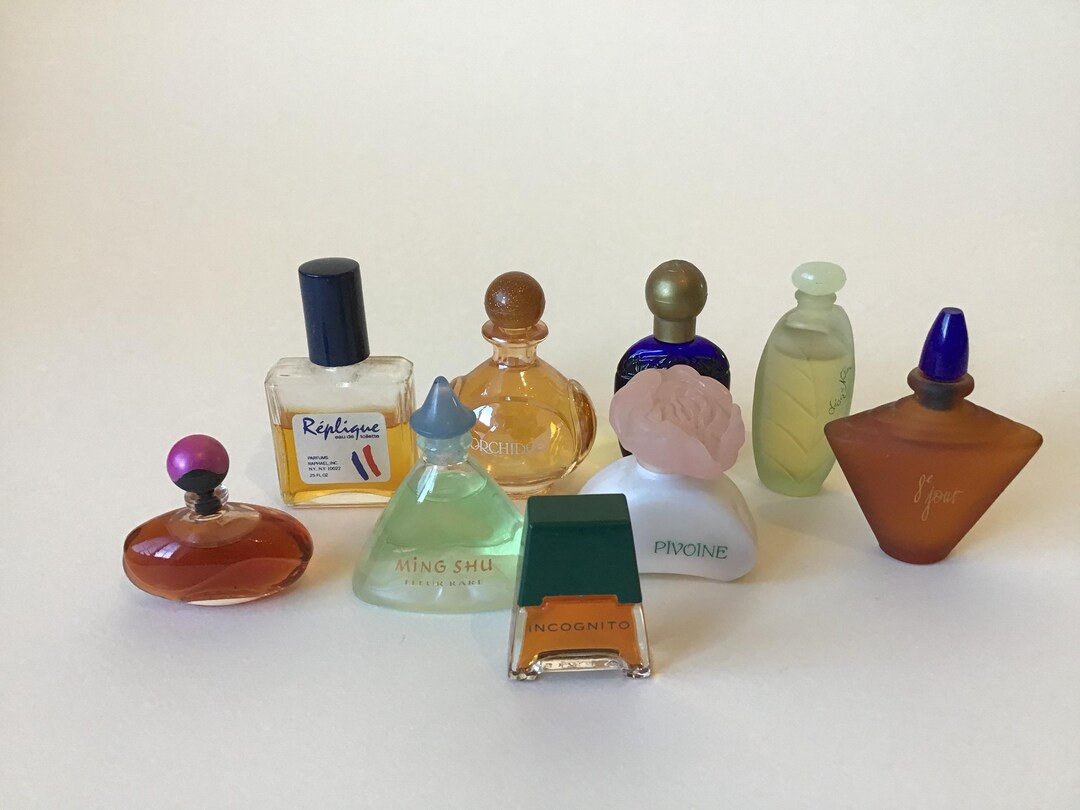 Vintage Lot of Nine Miniature Perfumes Colognes - Etsy
