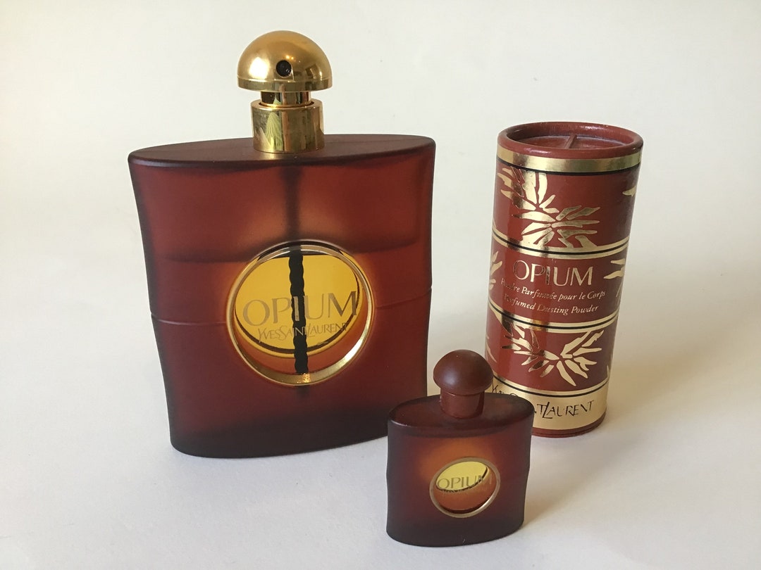 Vintage Opium by Yves Saint Laurent 3 Piece Lot Perfume Powder - Etsy