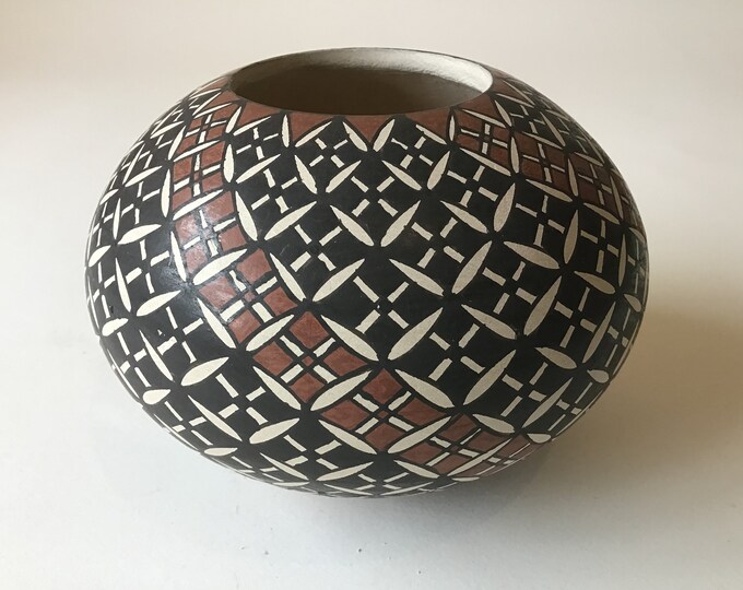 Mata Ortiz Art Pottery Vase Pot Arturo Ledezma Mexico - Etsy