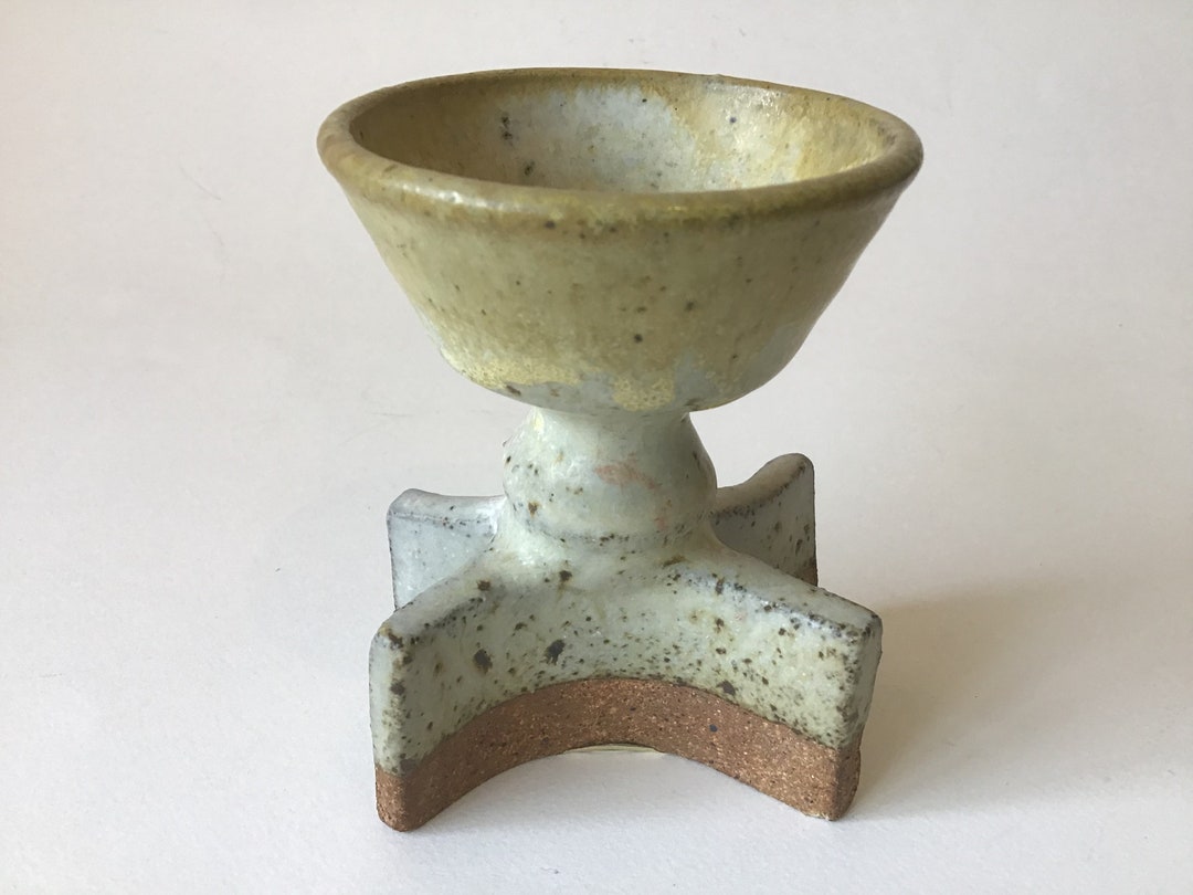 Vintage Mid Century Joyce Mccullough Art Studio Pottery Small Footed ...