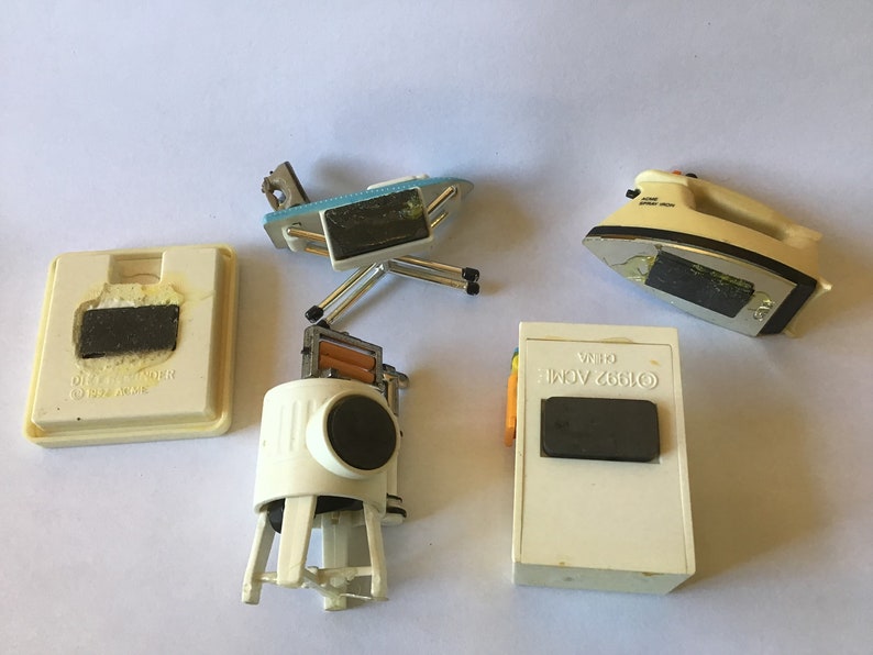 Vintage 1990s Acme Refrigerator Magnets Lot Laundry Room Items Washer ...